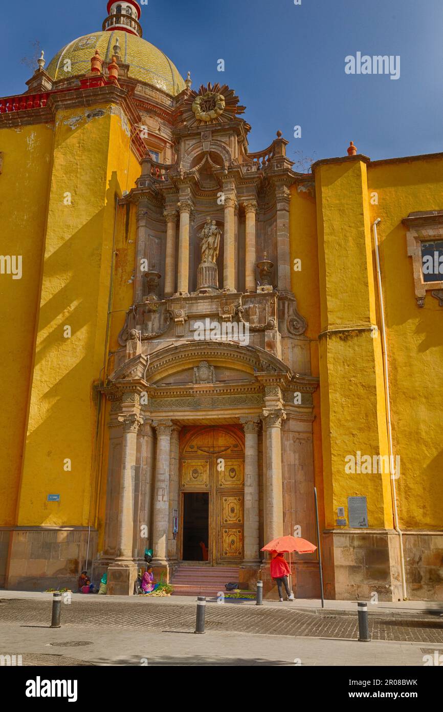Church of El Carmen, Mexico Stock Photo - Alamy
