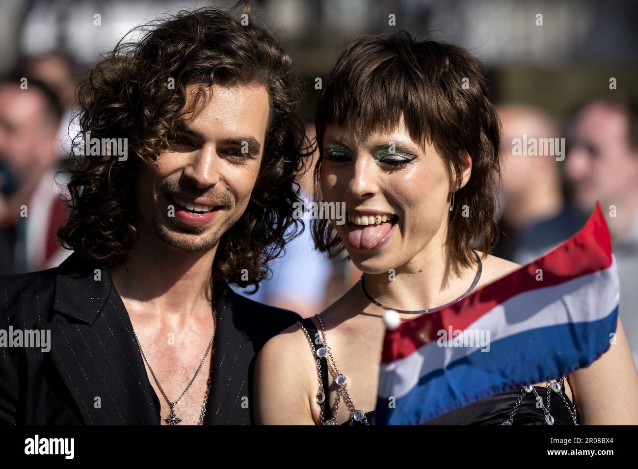 Liverpool, UK. 07th May, 2023. LIVERPOOL - Mia Nicolai and Dion Cooper ...