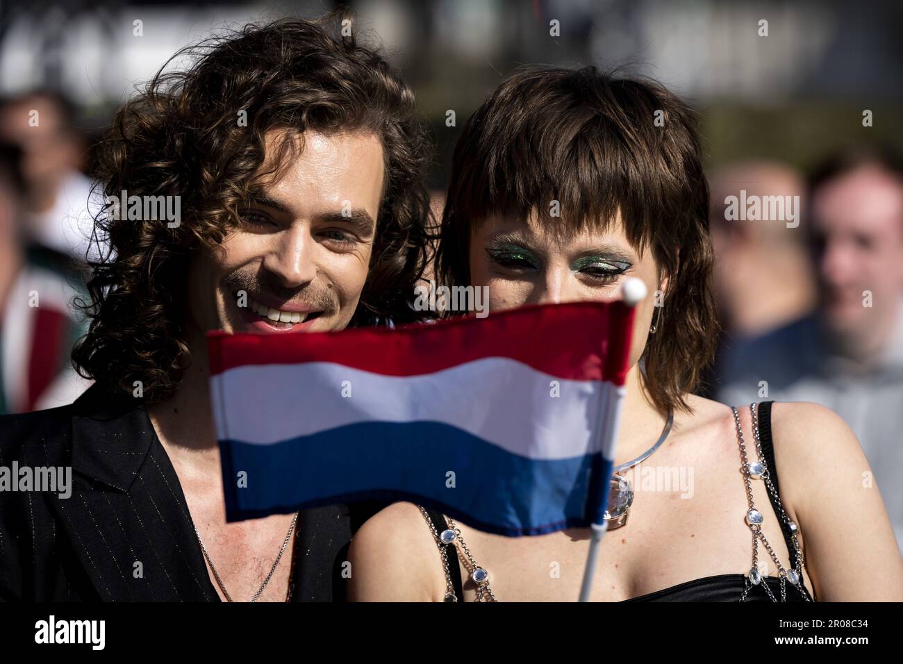 Liverpool, UK. 07th May, 2023. LIVERPOOL - Mia Nicolai and Dion Cooper ...