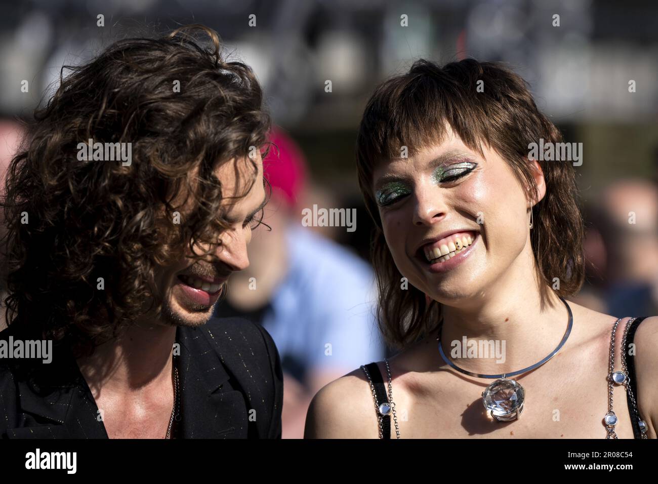 Liverpool, UK. 07th May, 2023. LIVERPOOL - Mia Nicolai and Dion Cooper ...