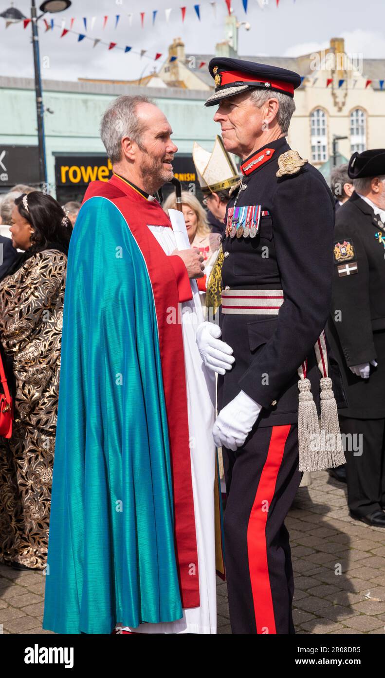 Truro,Cornwall,7th May 2023,A Coronation Parade took place in Truro ...
