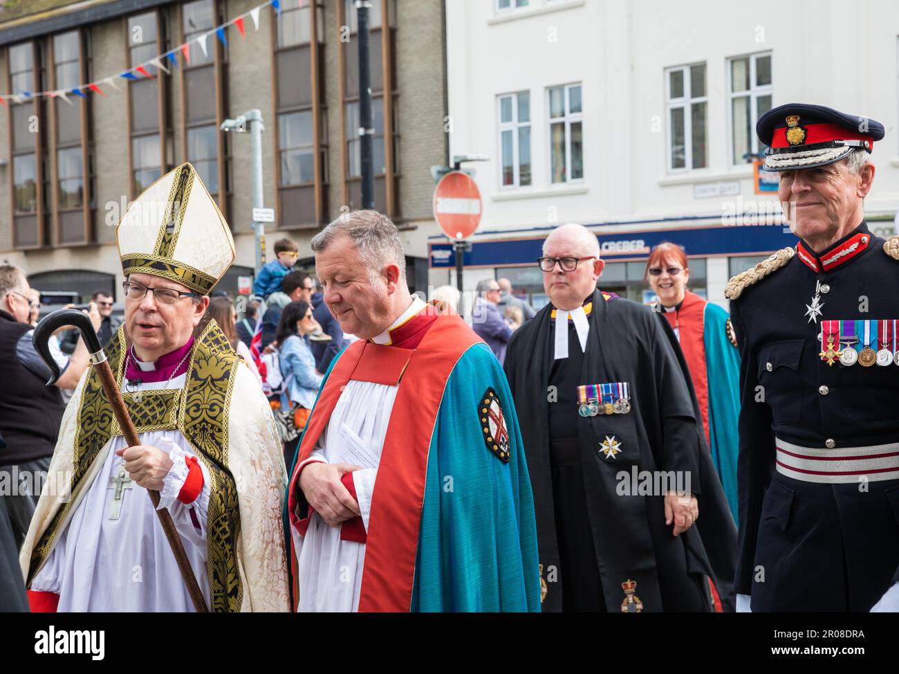 Truro,Cornwall,7th May 2023,A Coronation Parade took place in Truro ...
