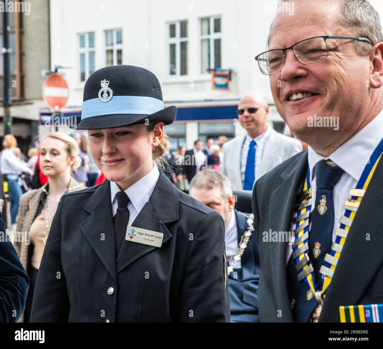 Truro,Cornwall,7th May 2023,A Coronation Parade took place in Truro ...