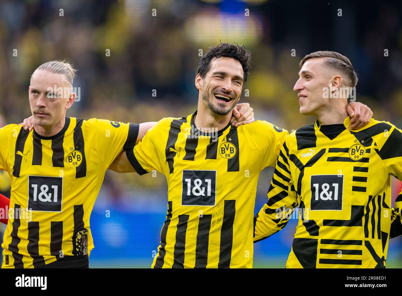 Dortmund, Germany. 07th May, 2023. Soccer: Bundesliga, Borussia Dortmund - VfL Wolfsburg ...