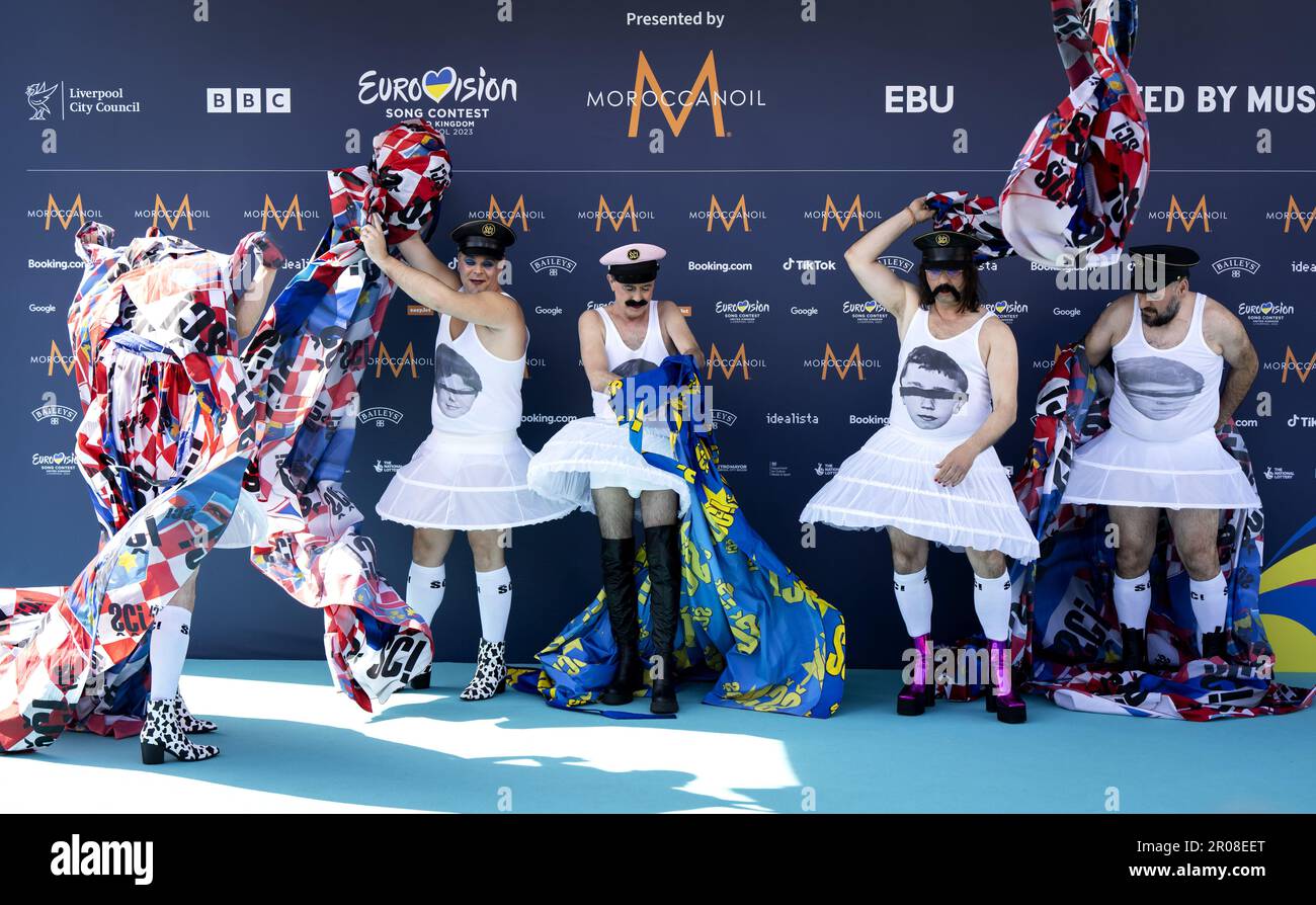 Liverpool, UK. 07th May, 2023. LIVERPOOL - Let 3 from Croatia perform ...