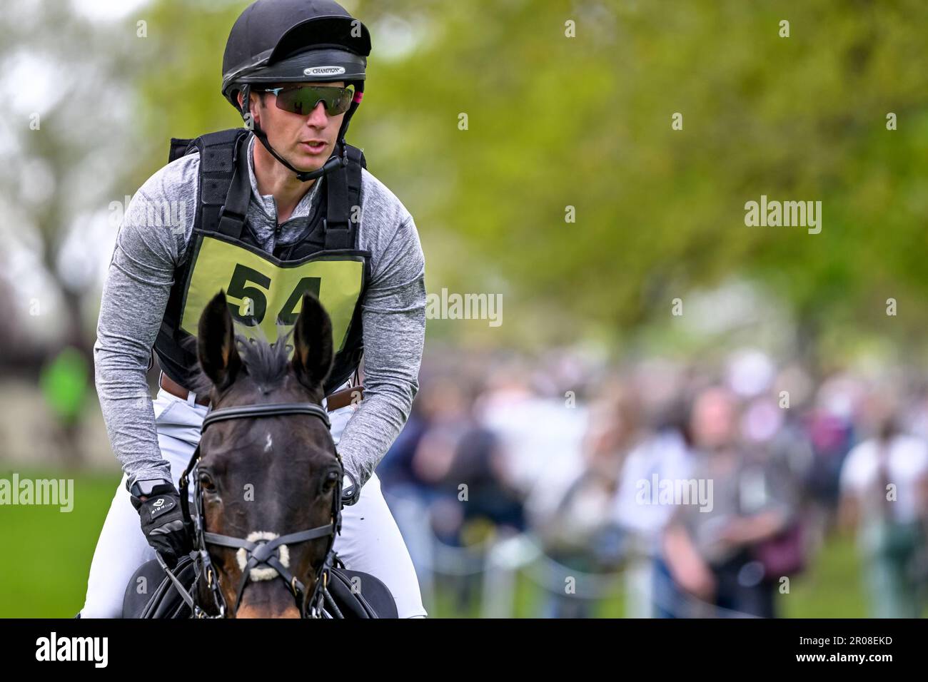 Tom Crisp riding Liberty and Glory in the Cross Country at Badminton ...