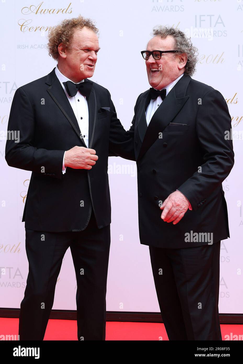 John C O'Reilly (left) and Colm Meaney on the red carpet ahead of the 20th Irish Film and ...