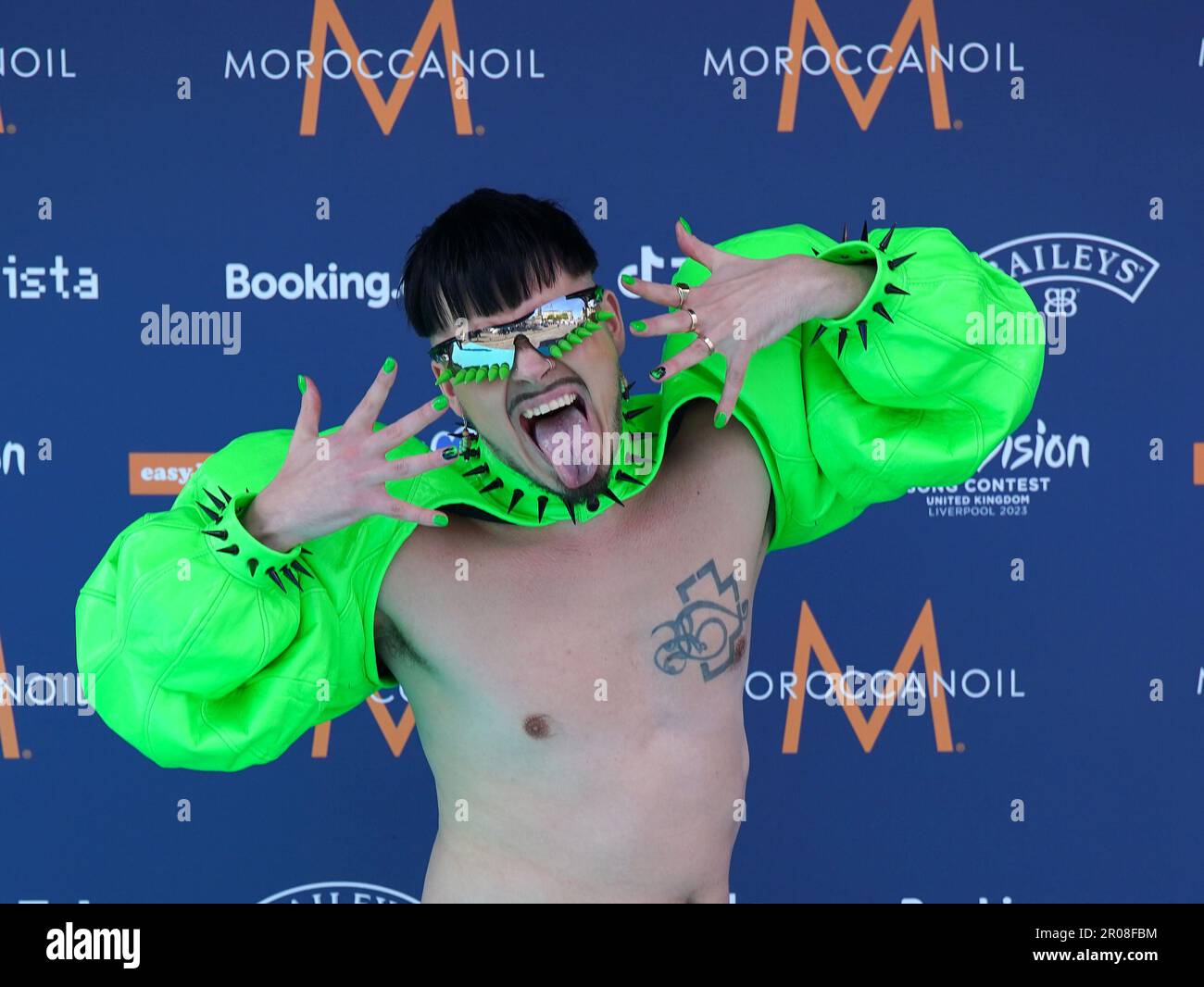 Kaarija from Finland attending the National Lottery's Big Eurovision ...