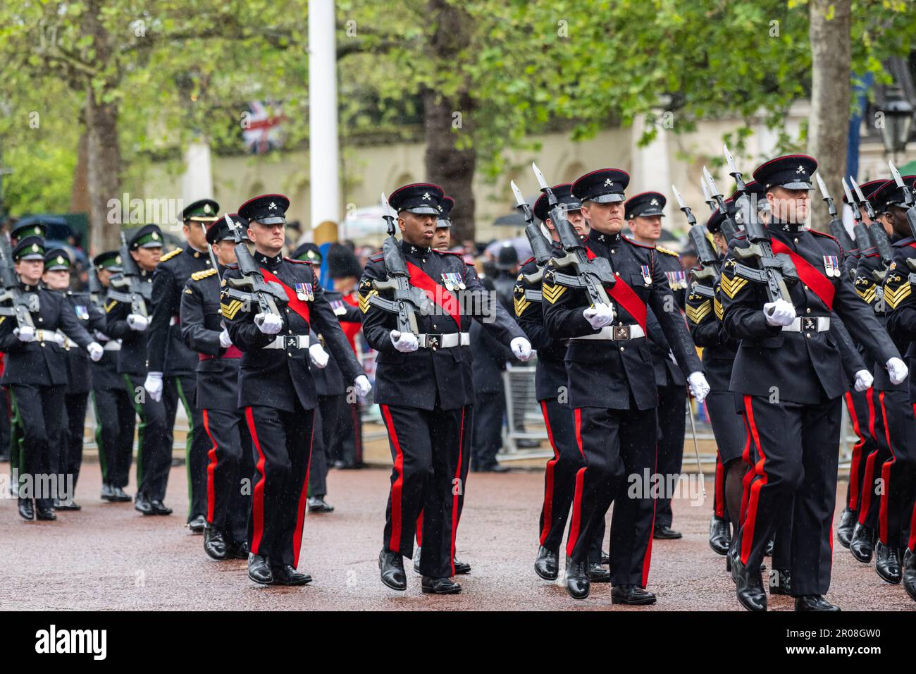 London, UK. 6th May, 2023. Members of the military take part in the ...