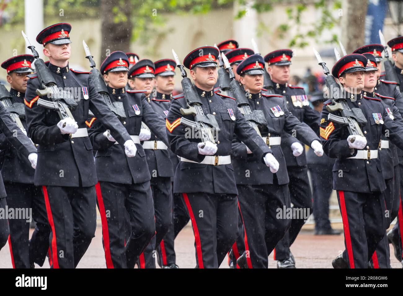 London, UK. 6th May, 2023. Members of the military take part in the ...
