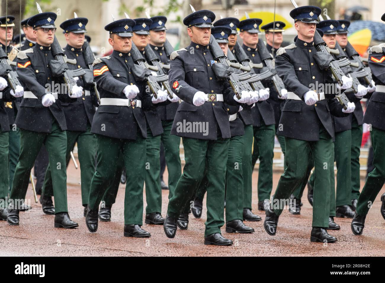 London, UK. 6th May, 2023. Members of the military take part in the ...
