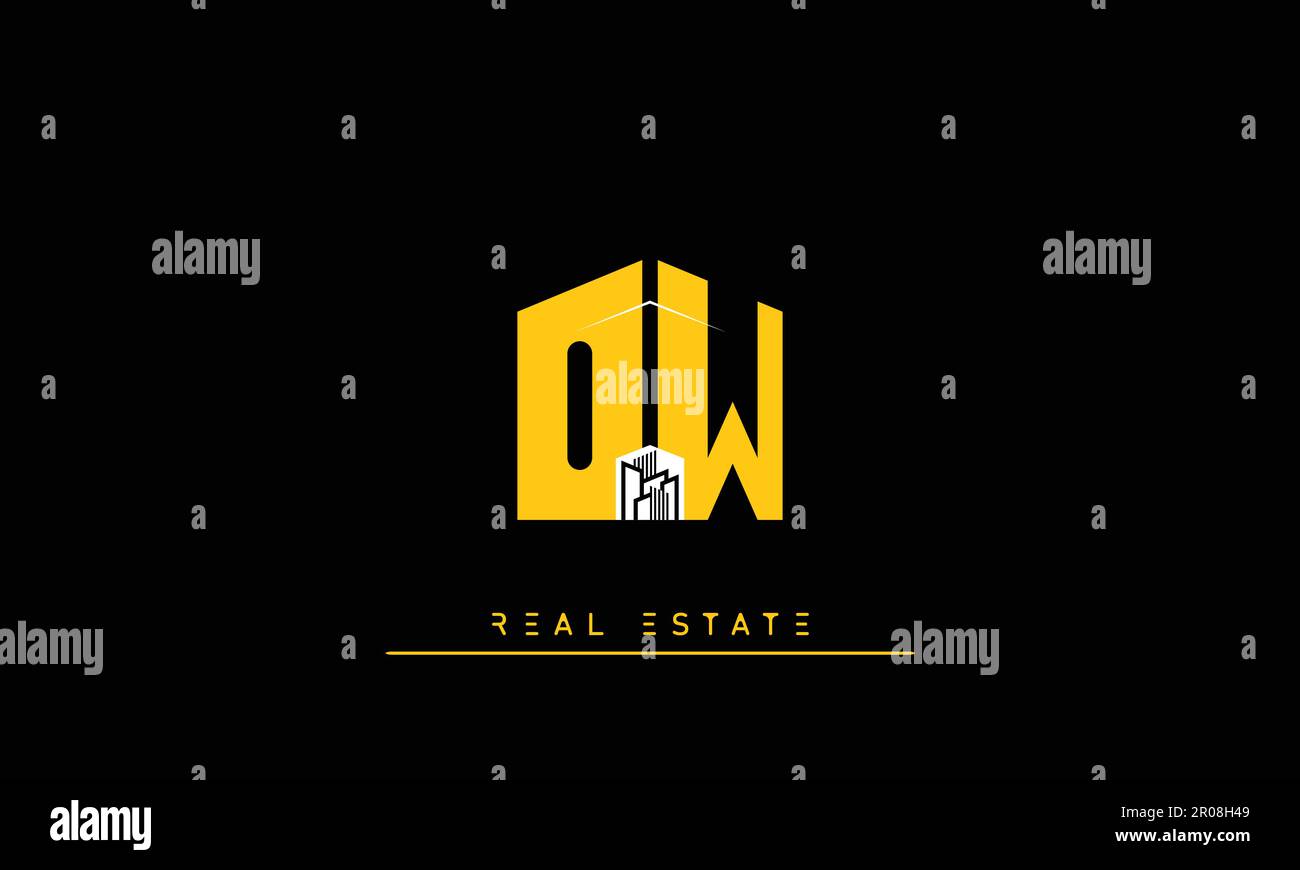 Ow real estate logo hi-res stock photography and images - Alamy