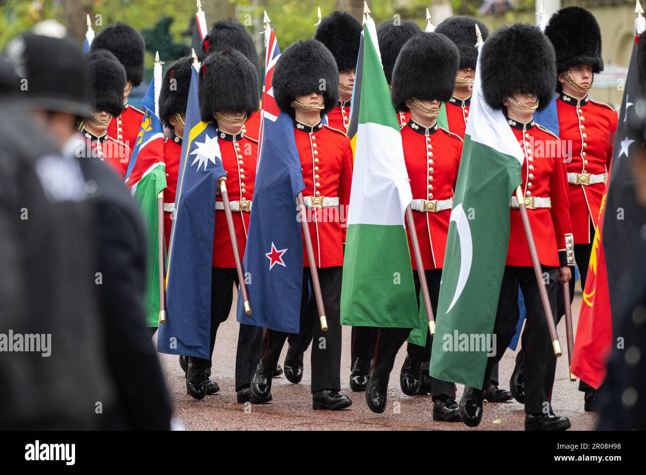 London, UK. 6th May, 2023. Members of the military take part in the ...