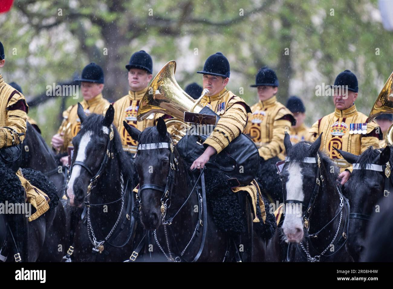 London, UK. 6th May, 2023. Members of the military take part in the ...