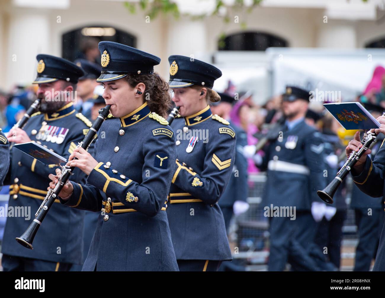 London, UK. 6th May, 2023. Members of the military take part in the ...