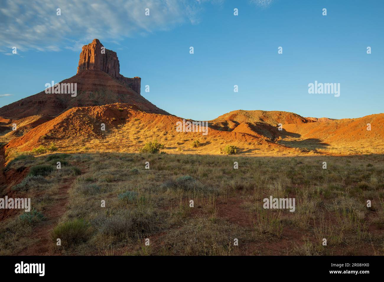 Scenic Desert Landscape in Utah in Summer Stock Photo - Alamy