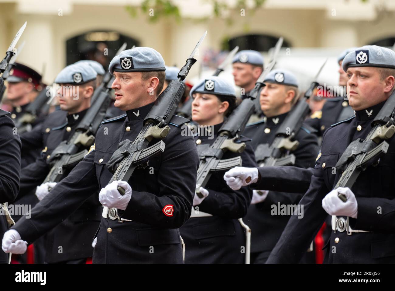 London, UK. 6th May, 2023. Members of the military take part in the ...