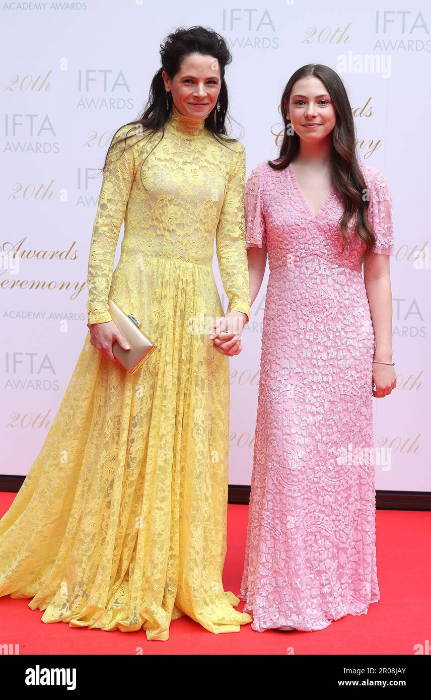 Kila Lord Cassidy (right) and Elaine Cassidy on the red carpet ahead of ...