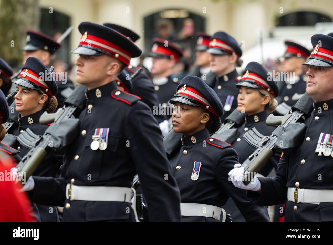 London, UK. 6th May, 2023. Members of the military take part in the ...