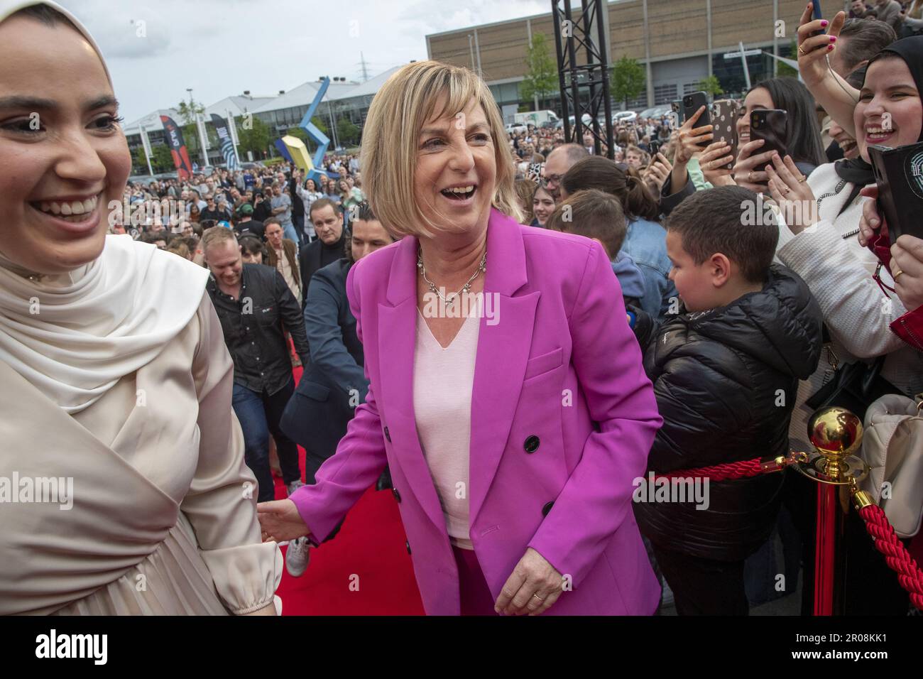 Antwerp, Belgium. 07th May, 2023. candidate Samya and candidate Conny ...