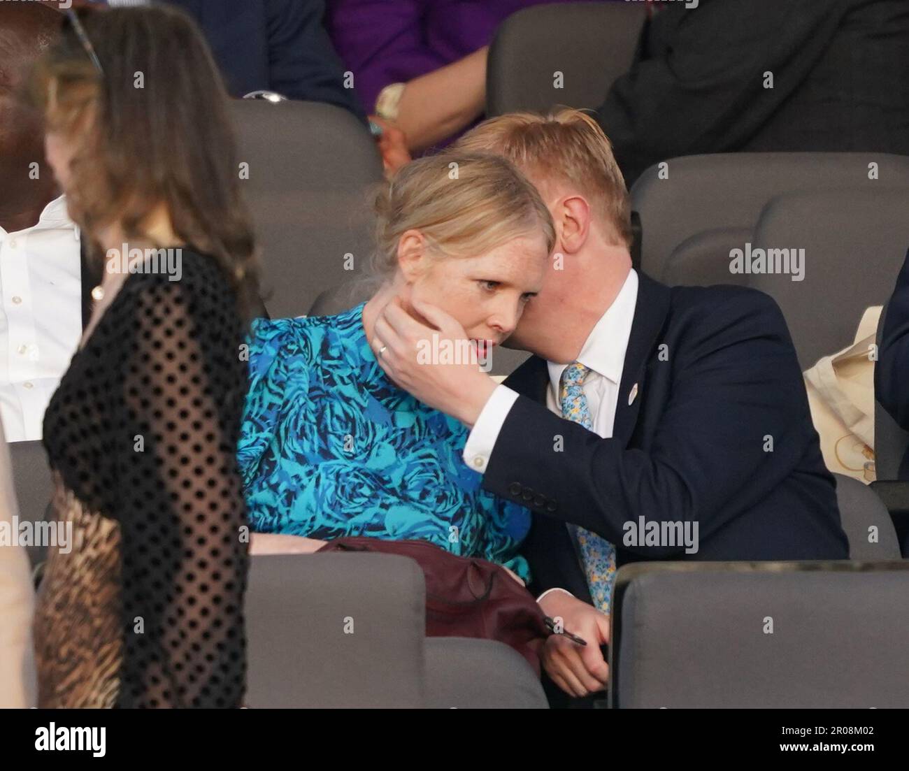 Chancellor of the Duchy of Lancaster Oliver Dowdenand his wife Blythe ...