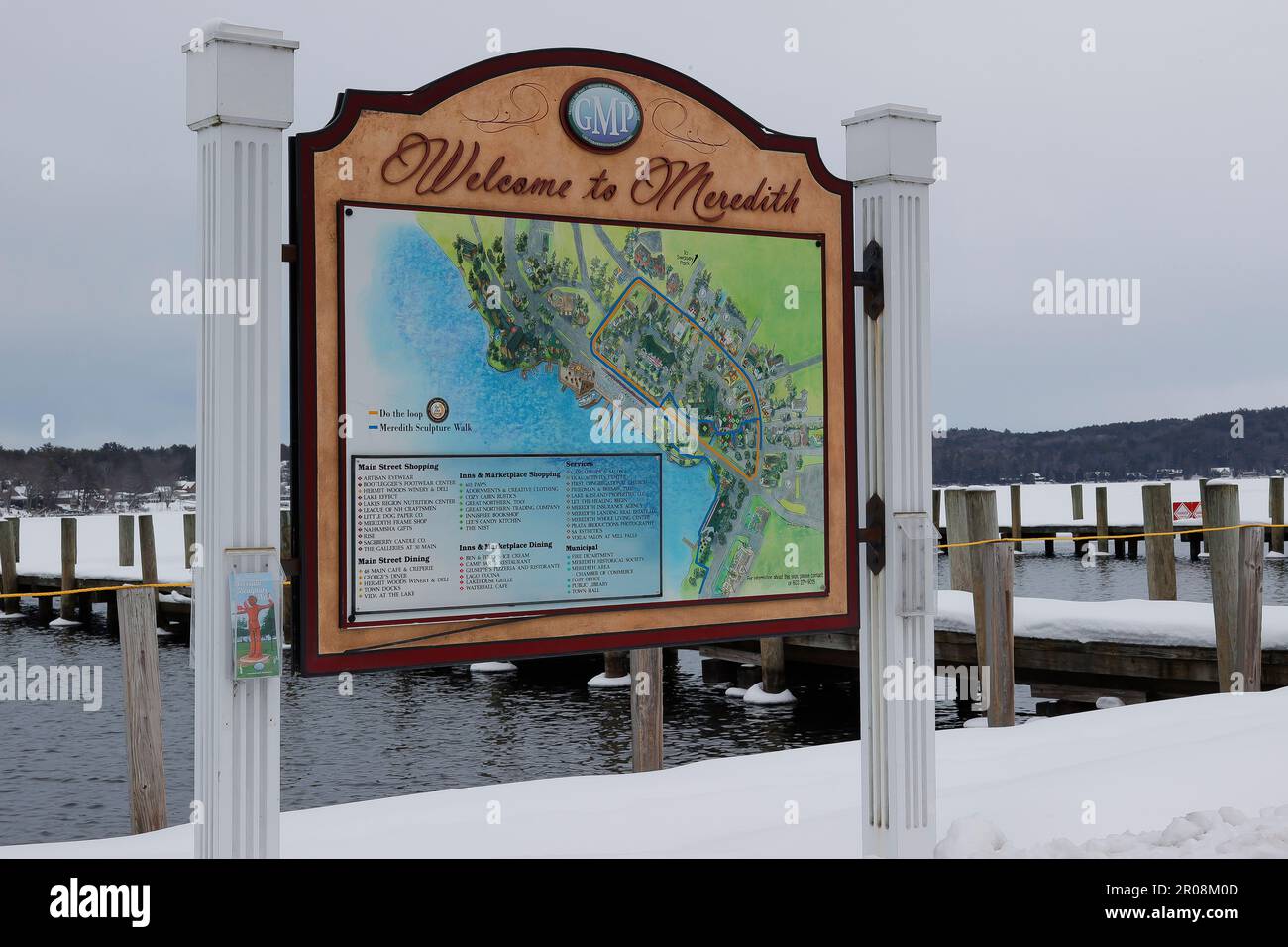 Welcome to Meredith, probably the busiest town in Lakes Region ...