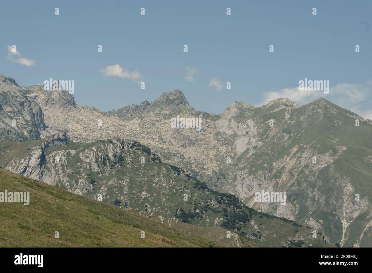 Colle di Tenda, Cuneo, Piedmont. Overview of the military forts that ...