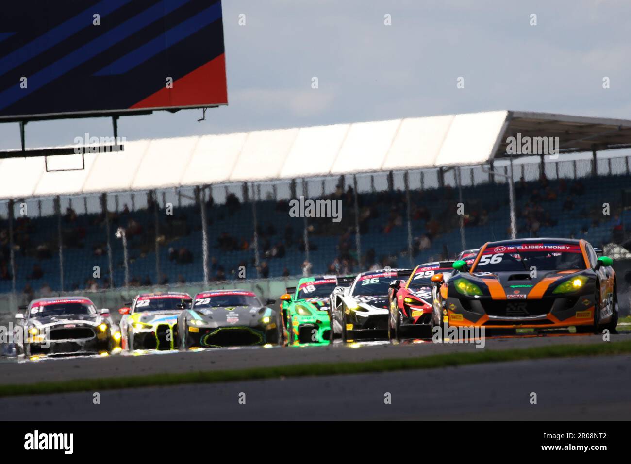 The #56 Raceway Motorsport Ginetta G56 GT4 driven by Freddie Tomlinson ...