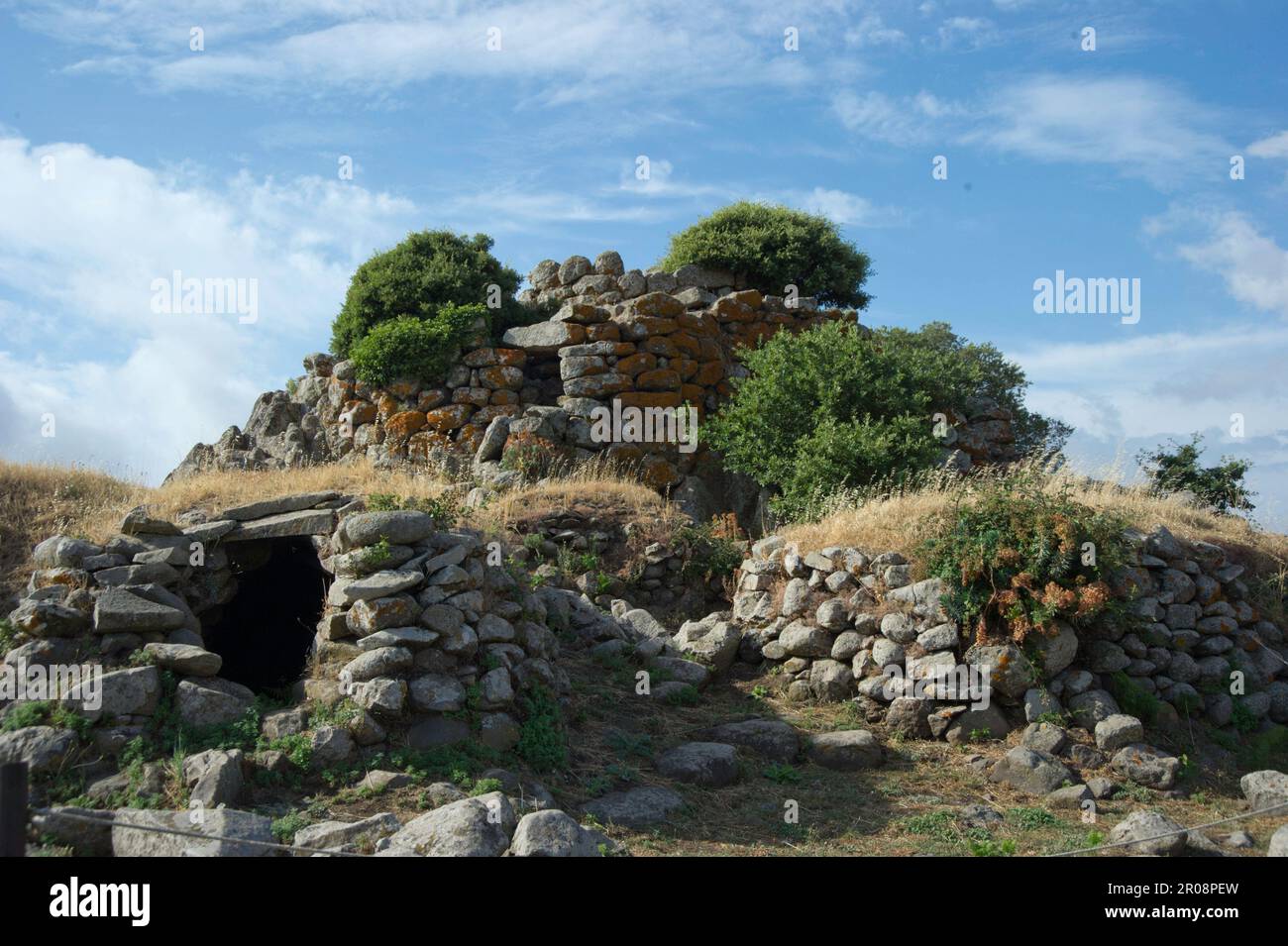 Remains of nuraghe or fortress from the bronze age at Archeological ...