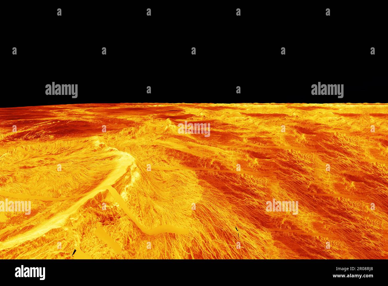 Planet Venus Surface