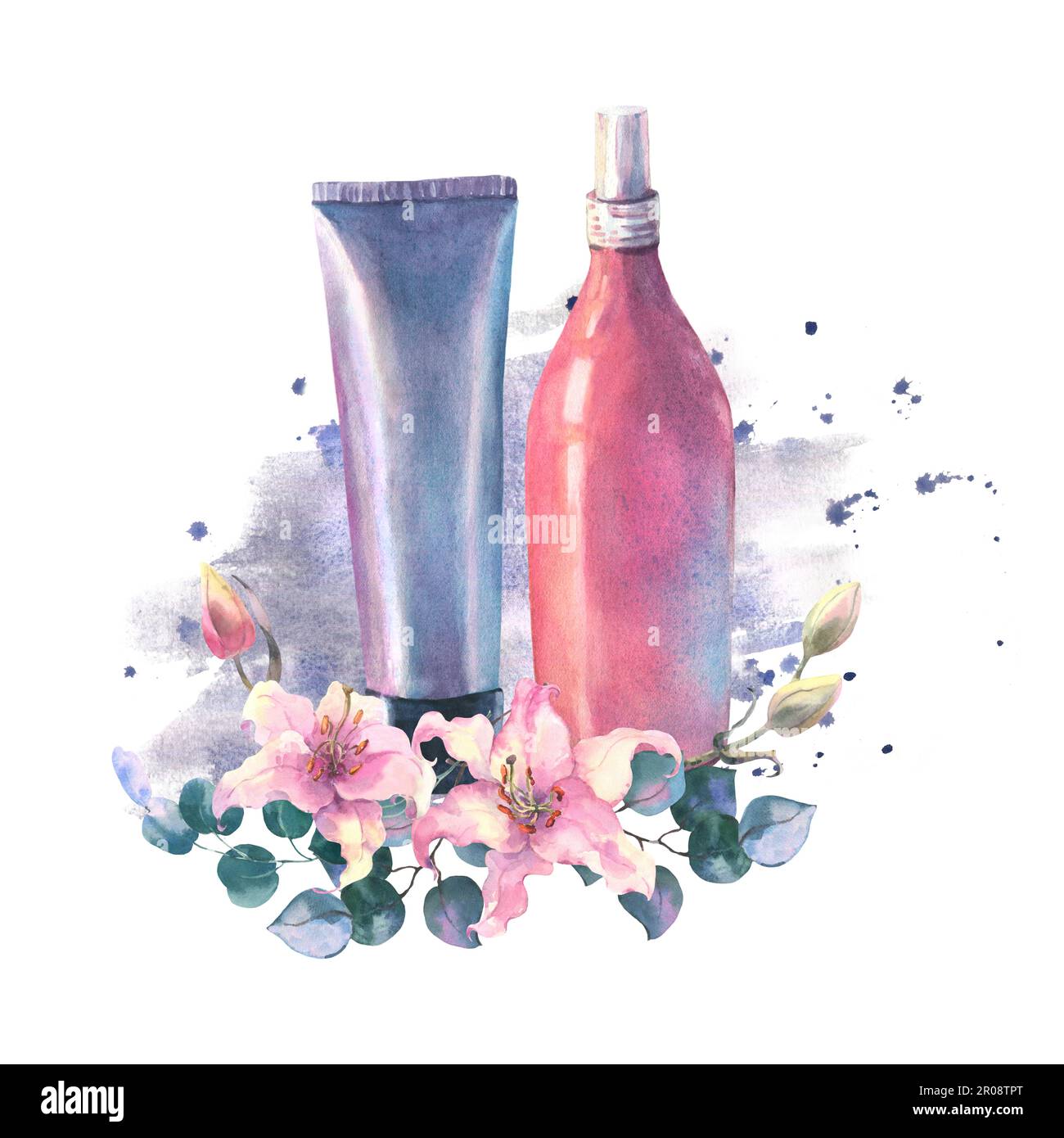 Watercolour drawing bottle hi-res stock photography and images - Alamy