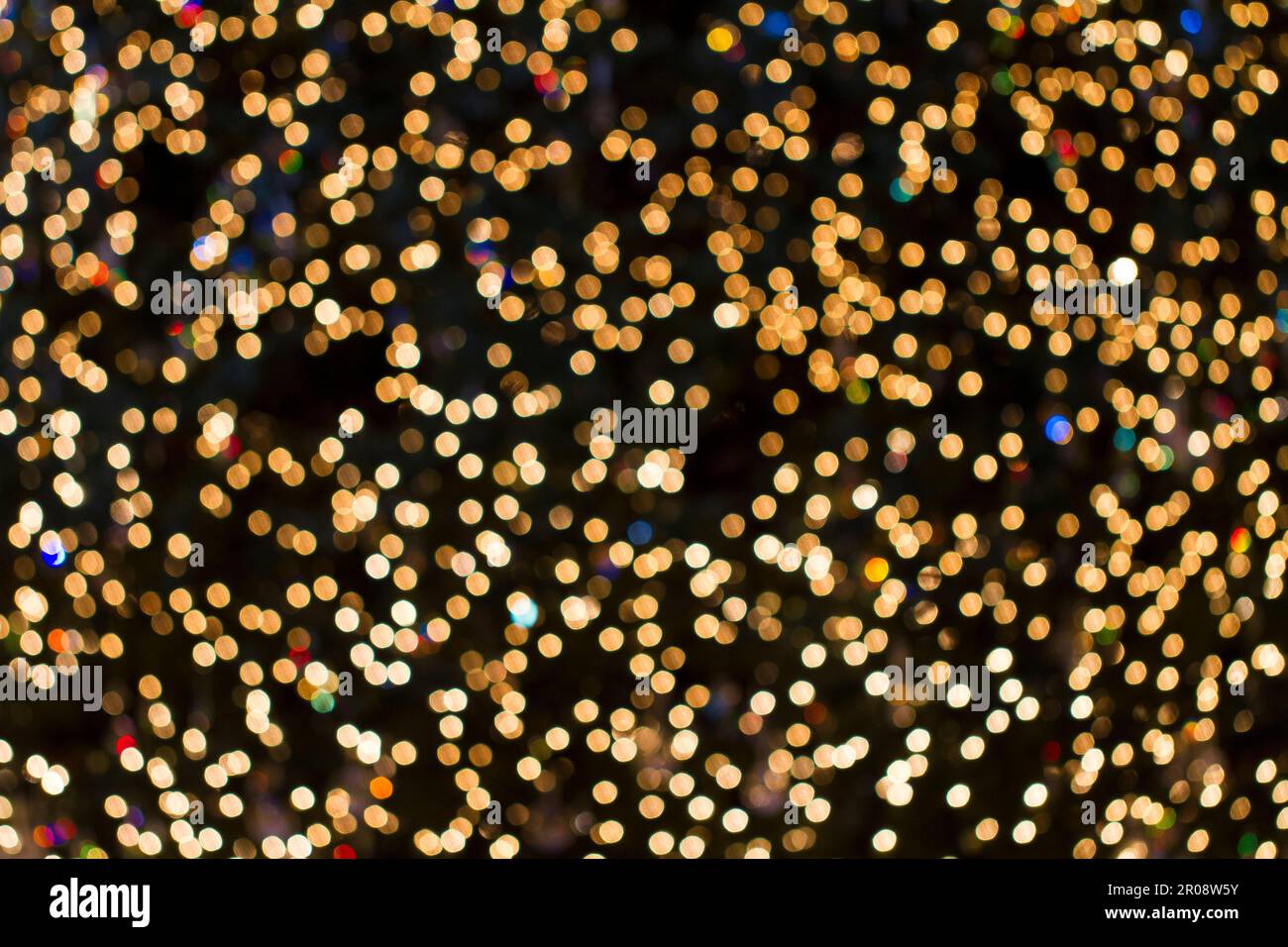 Bokeh balls background made by defocusing the image with a wide ...