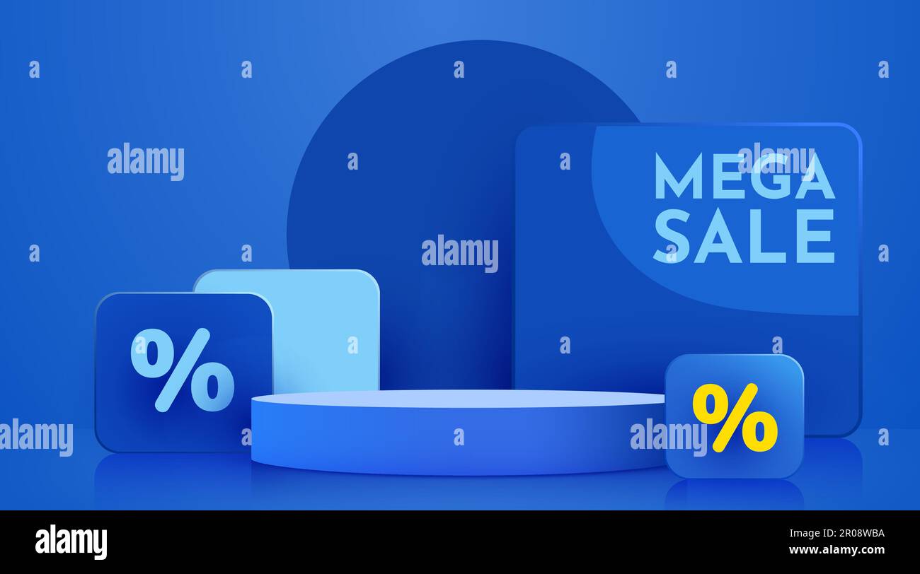 Stage podium percent special offer Stock Vector Images - Alamy