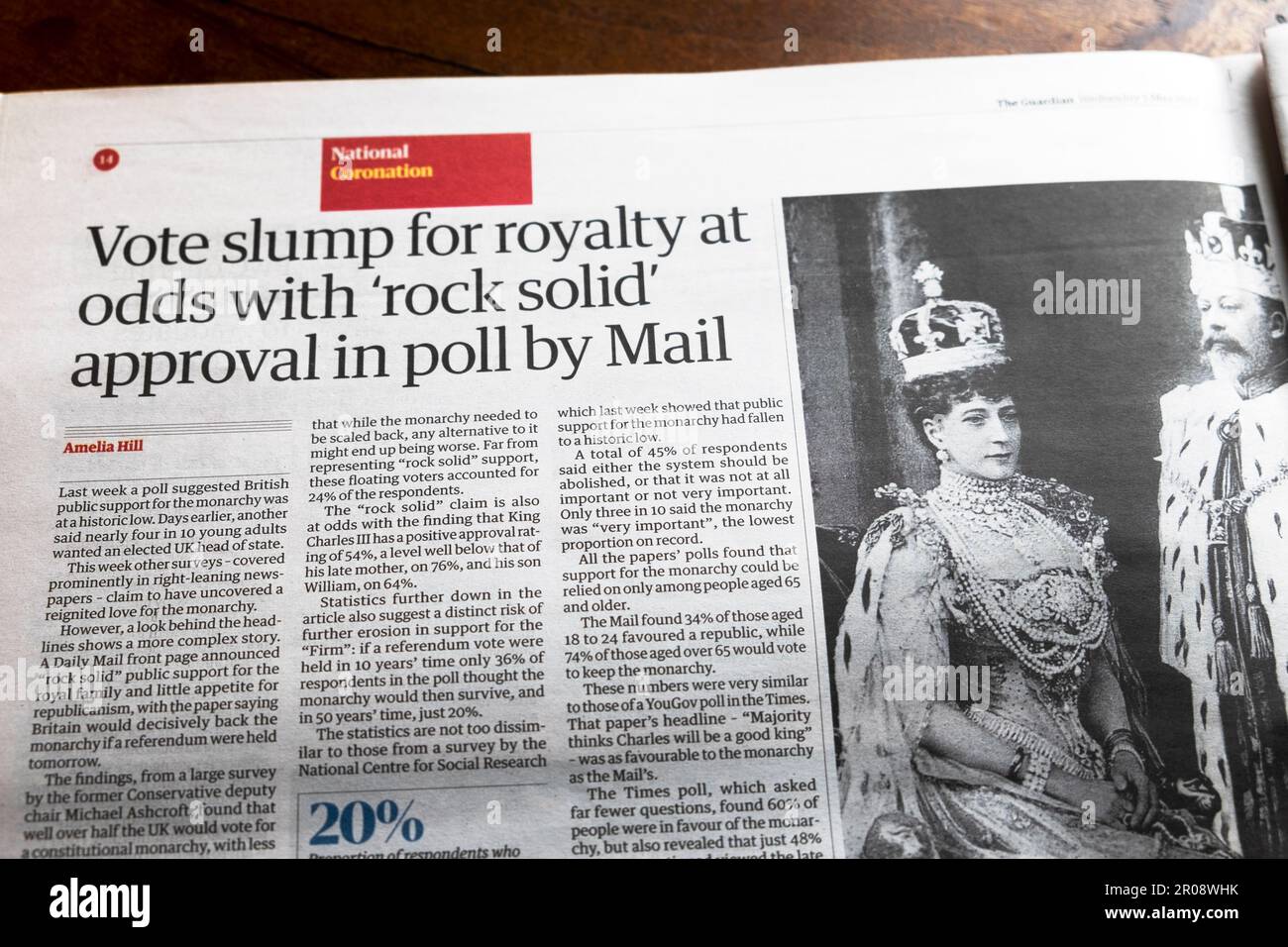 'Vote slump for royalty at odds with 'rock solid' approval in poll by ...