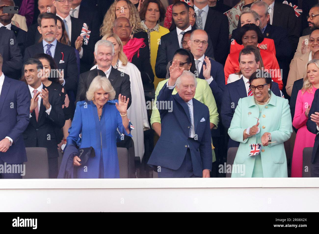 King Charles III and Queen Camilla the Coronation Concert held in the ...