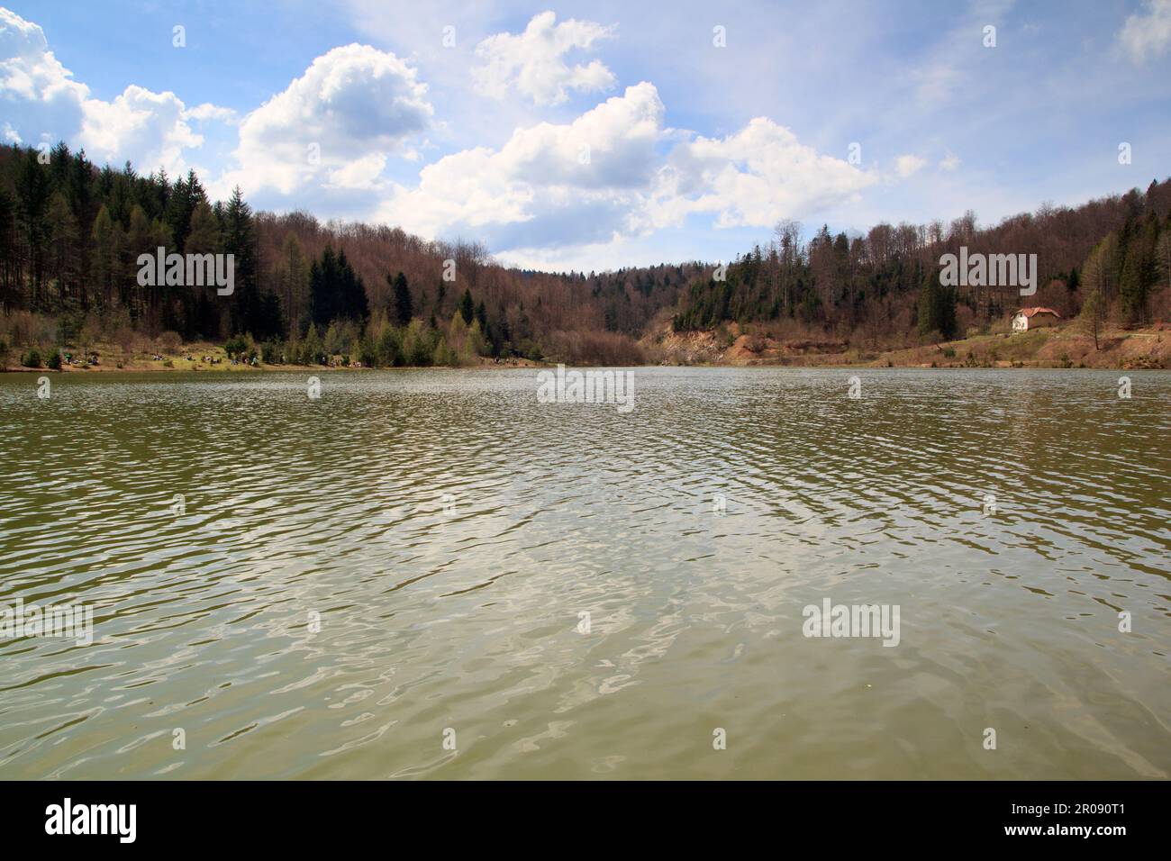 Goc Mountain, Lake Seliste Stock Photo - Alamy