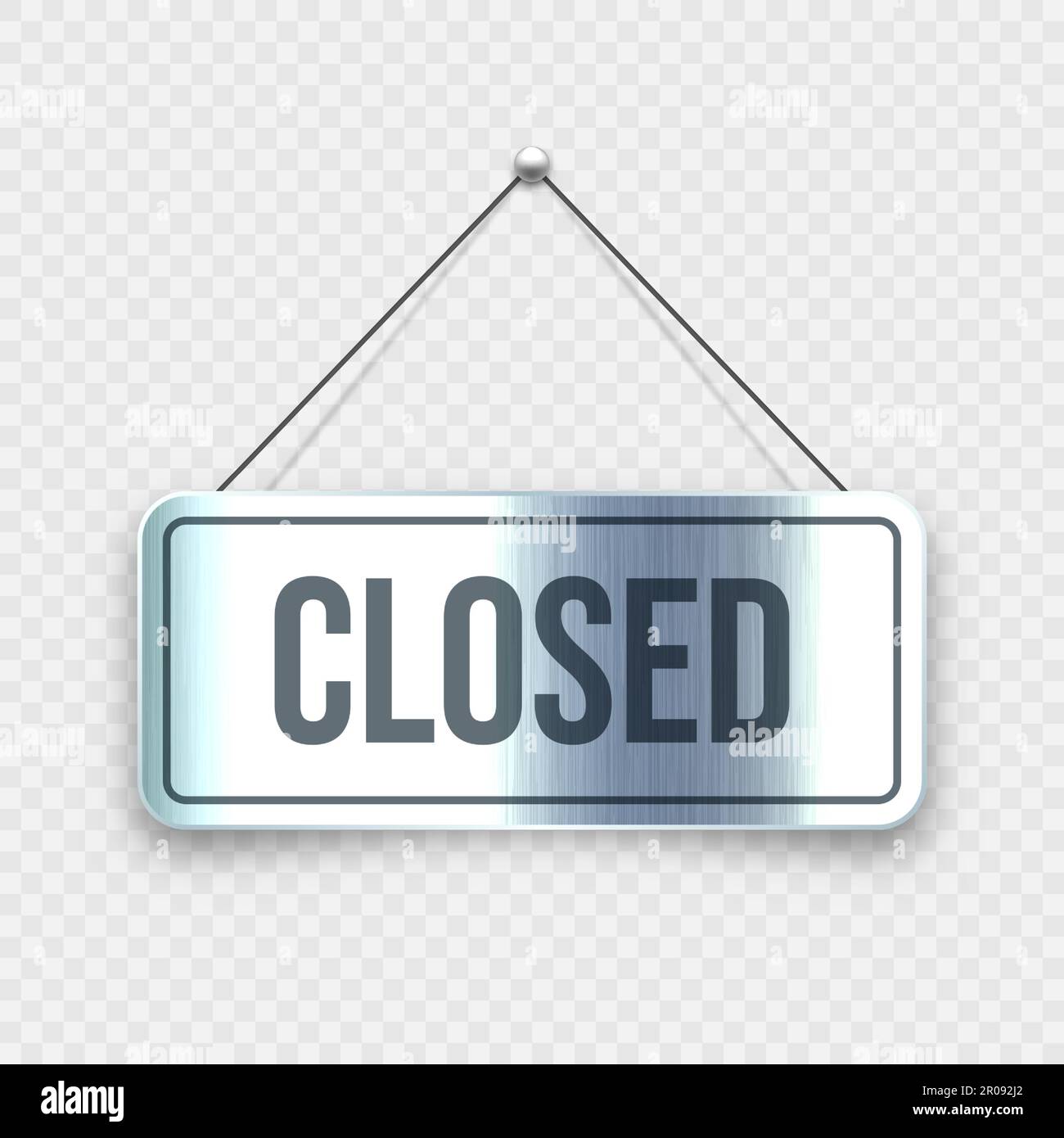 Open closed signage Stock Vector Images - Alamy