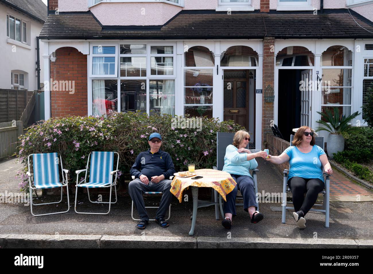 King Charles III street parties Stock Photo - Alamy