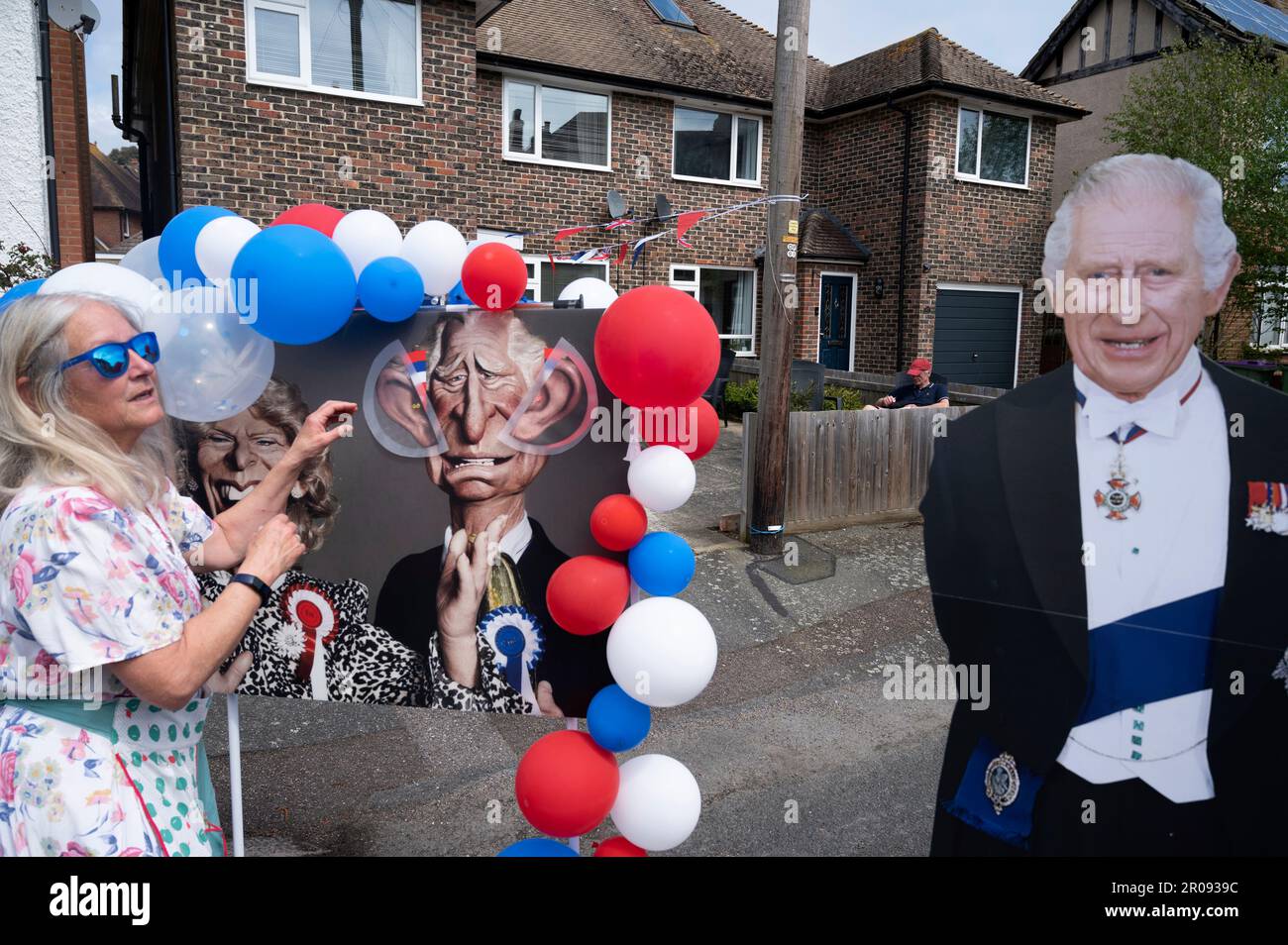 King Charles III street parties Stock Photo - Alamy
