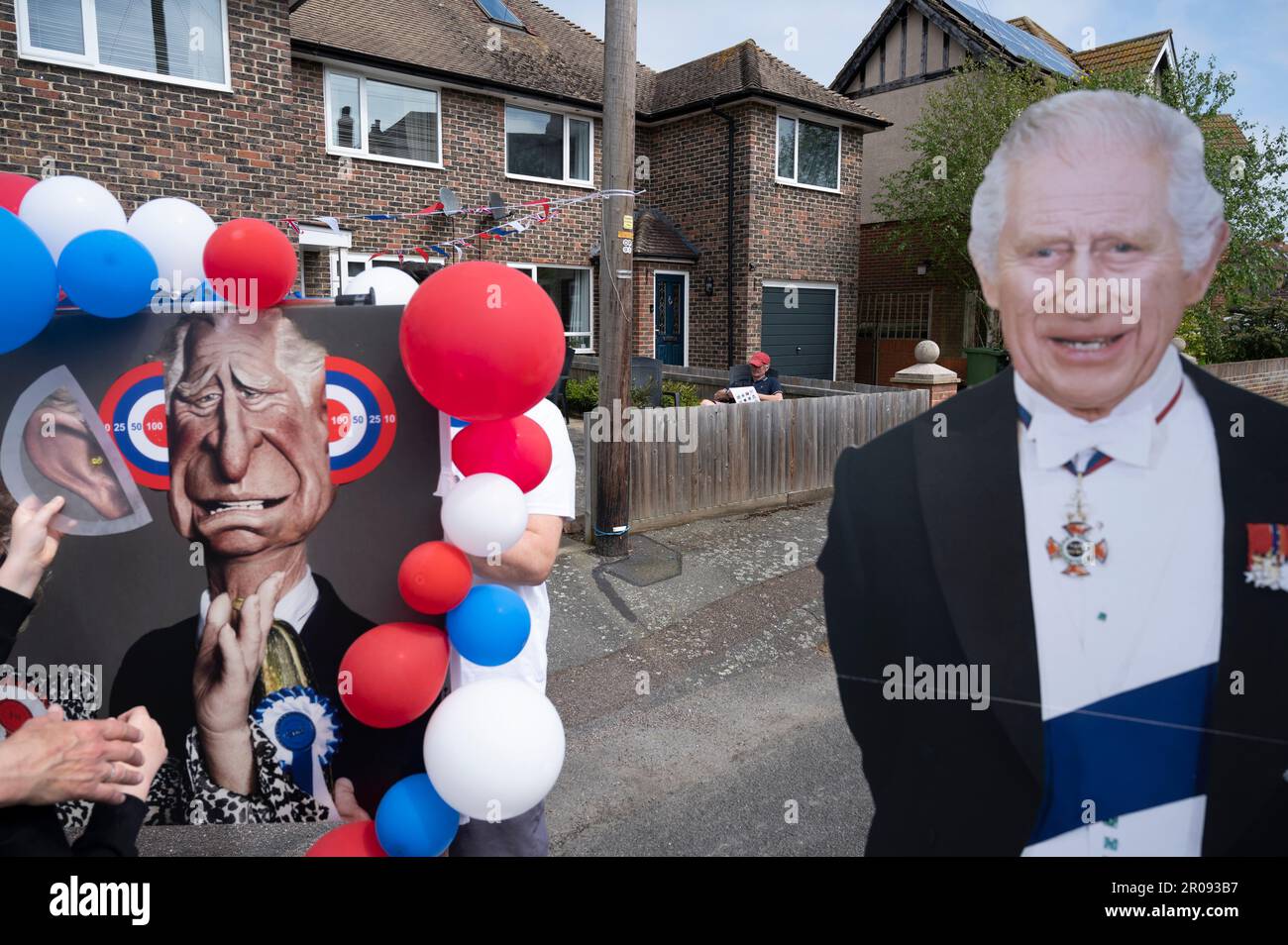 King Charles III street parties Stock Photo - Alamy