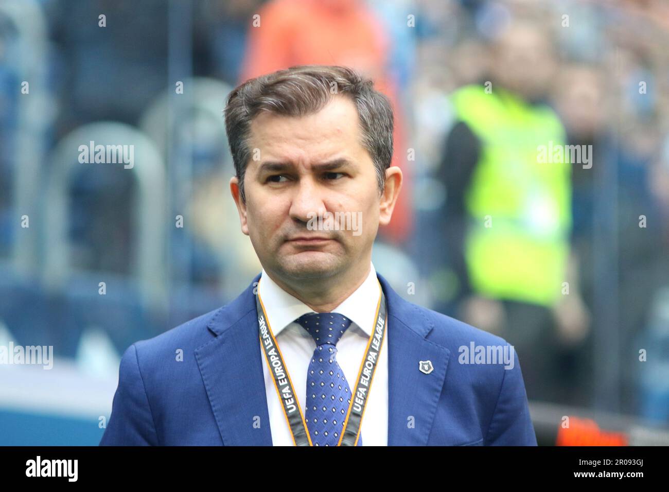Saint Petersburg, Russia, 7 May 2023: Football. Russian Premier League ...