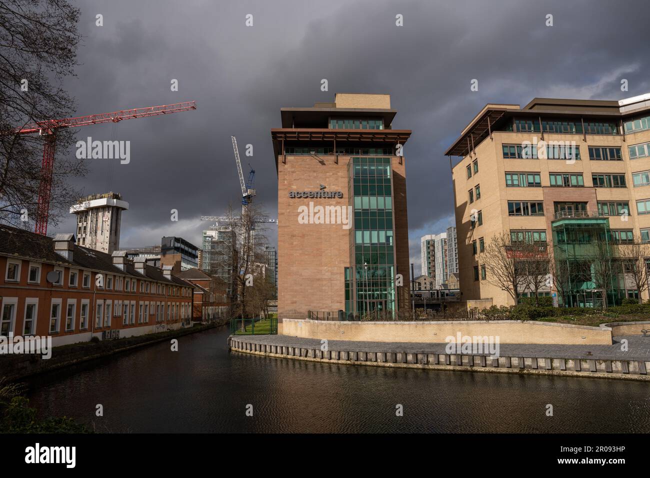 Dublin Docklands, Dublin 2, Ireland, 29th March 2023. Accenture Office ...