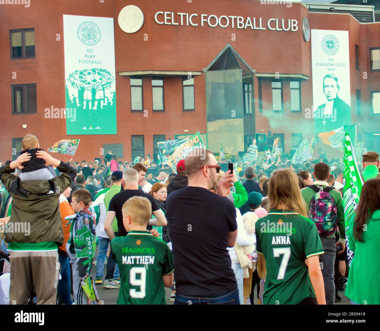 Glasgow, Scotland, UK 7th May, 2023. Celtic park championship ...