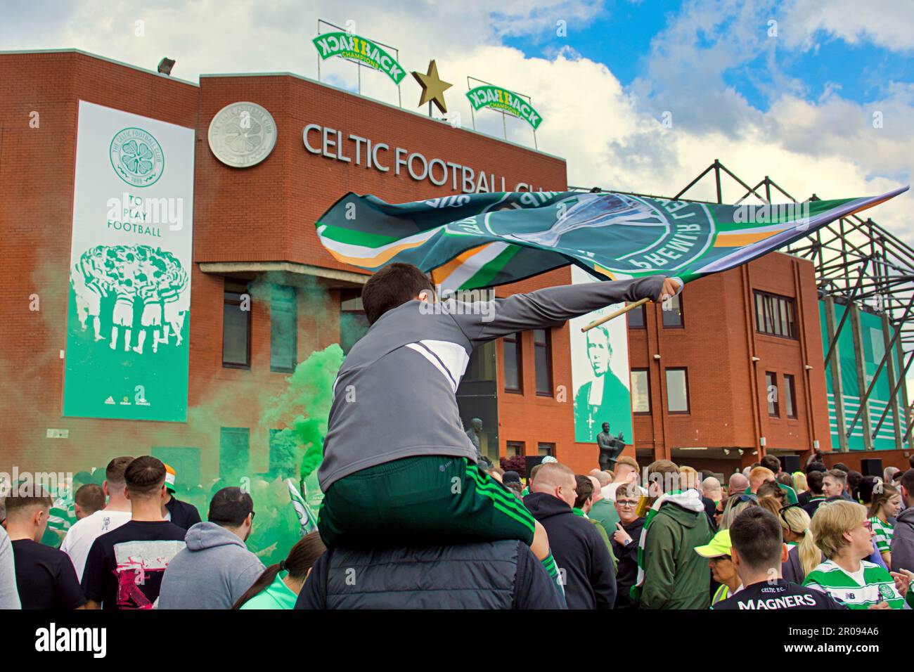 Glasgow, Scotland, UK 7th May, 2023. Celtic park championship ...