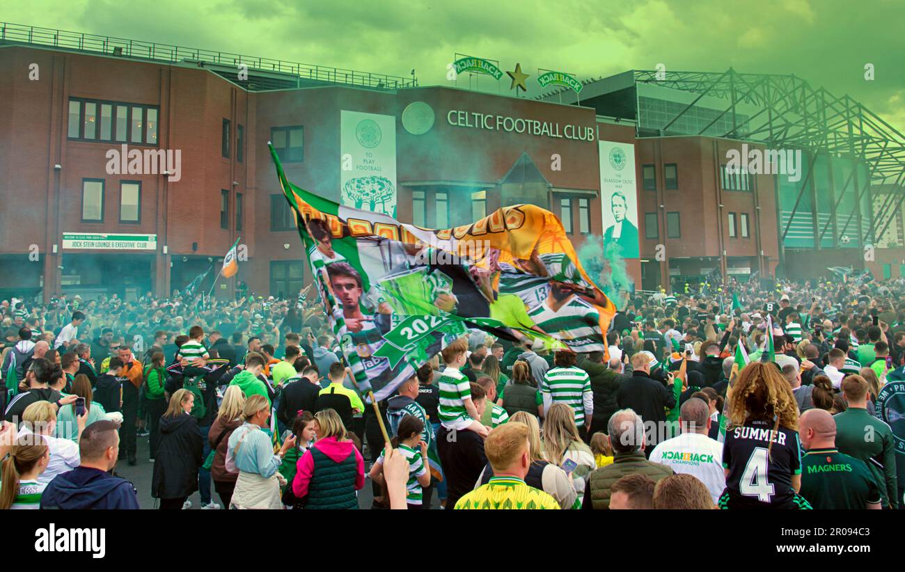 Glasgow, Scotland, UK 7th May, 2023. Celtic park championship ...