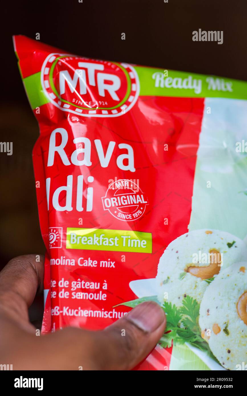 MTR Indian Rava Idli pack Stock Photo - Alamy