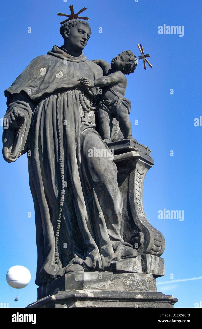 Saint Anthony of Padua, Charles Bridge, Prague, Czech Republic Stock ...