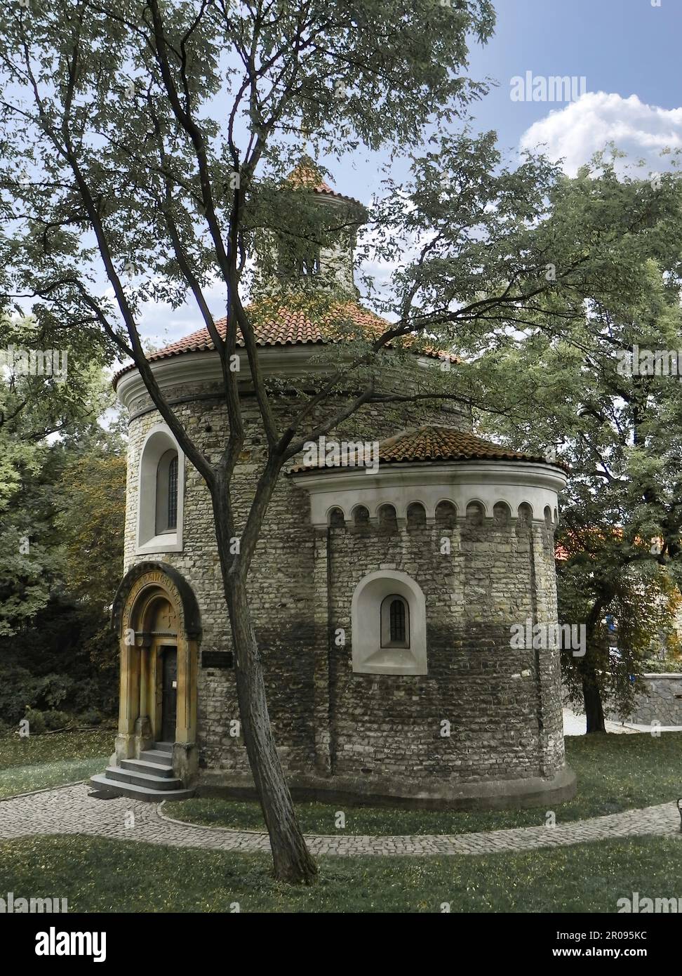 The Rotunda of St. Martin is the largest preserved rotunda in Prague ...