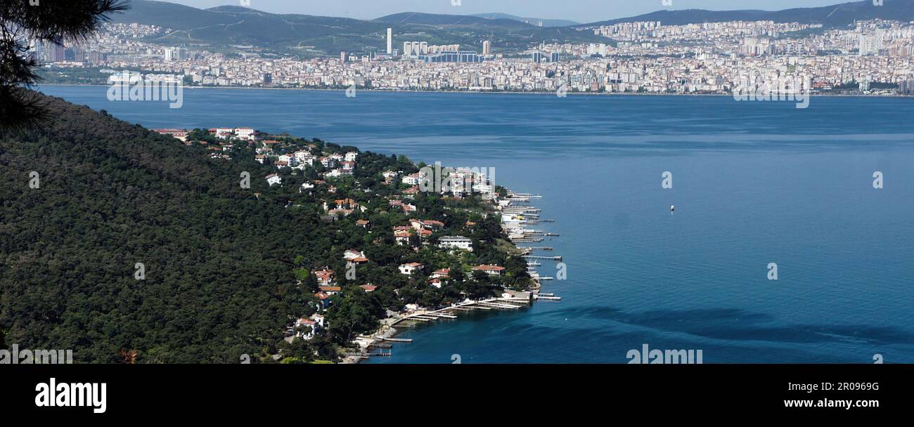 Buyukada island, one of the Princess Islands (Adalar), Marmara Sea ...