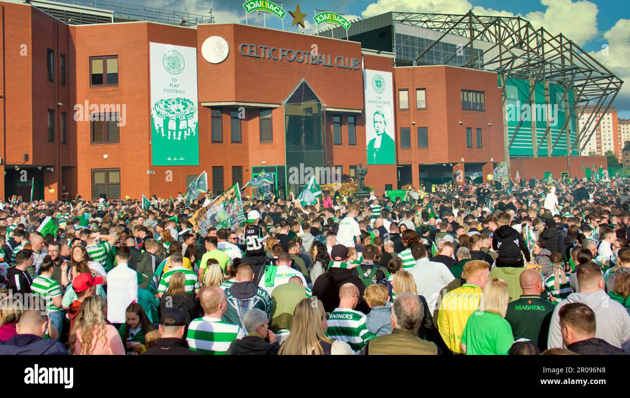 Glasgow, Scotland, UK 7th May, 2023. Celtic park championship ...